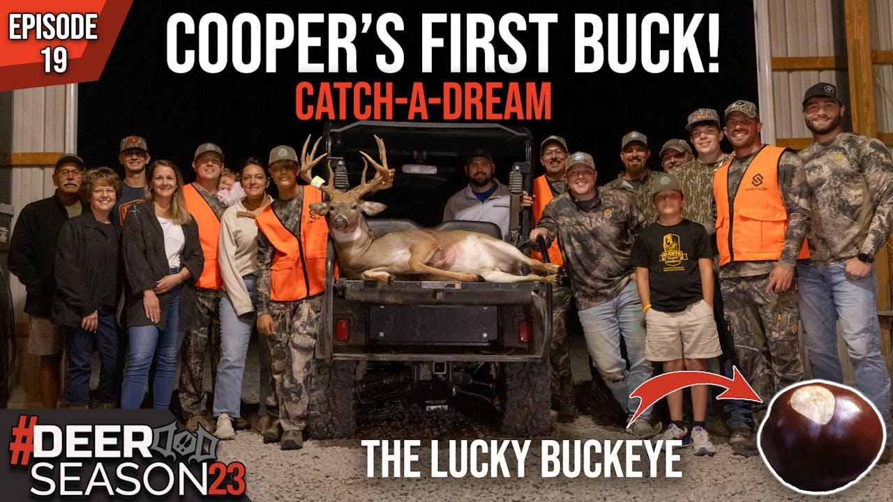 First Buck For Catch-A-Dream Hunter Cooper! | Deer Season '23 - 2023 Season - Mossy Oak GO