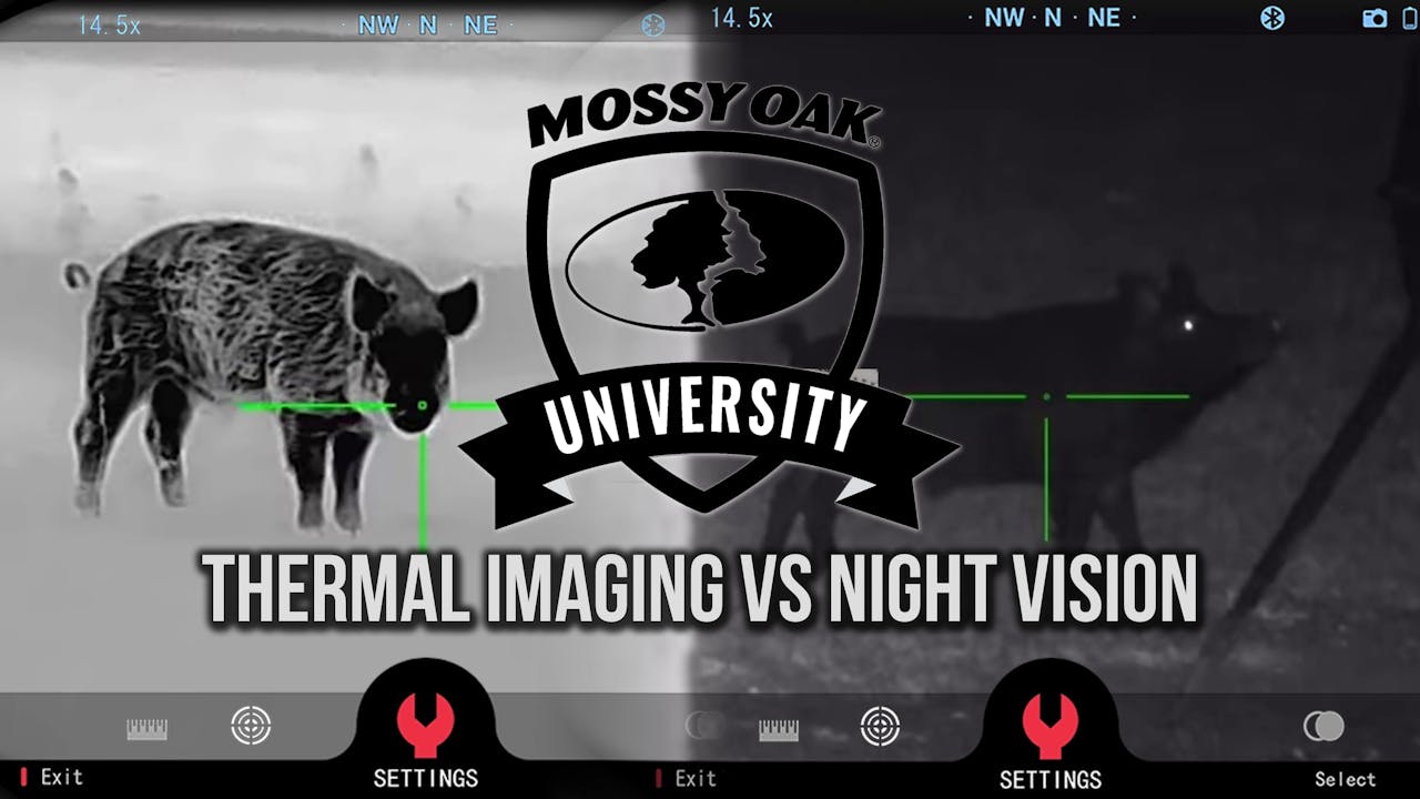 Thermal VS Night Vison Scopes - Mossy Oak GO