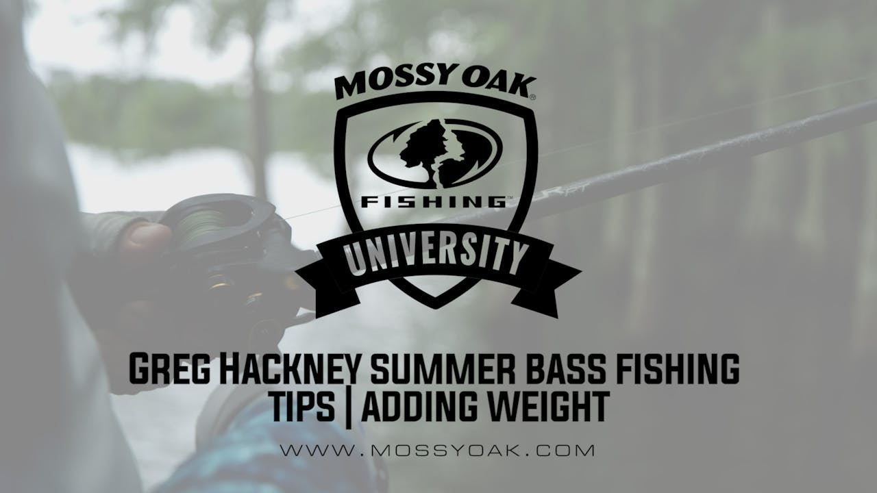 Using Heavier Baits - Greg Hackney Summer Bass Fishing Tips - Season 1 ...