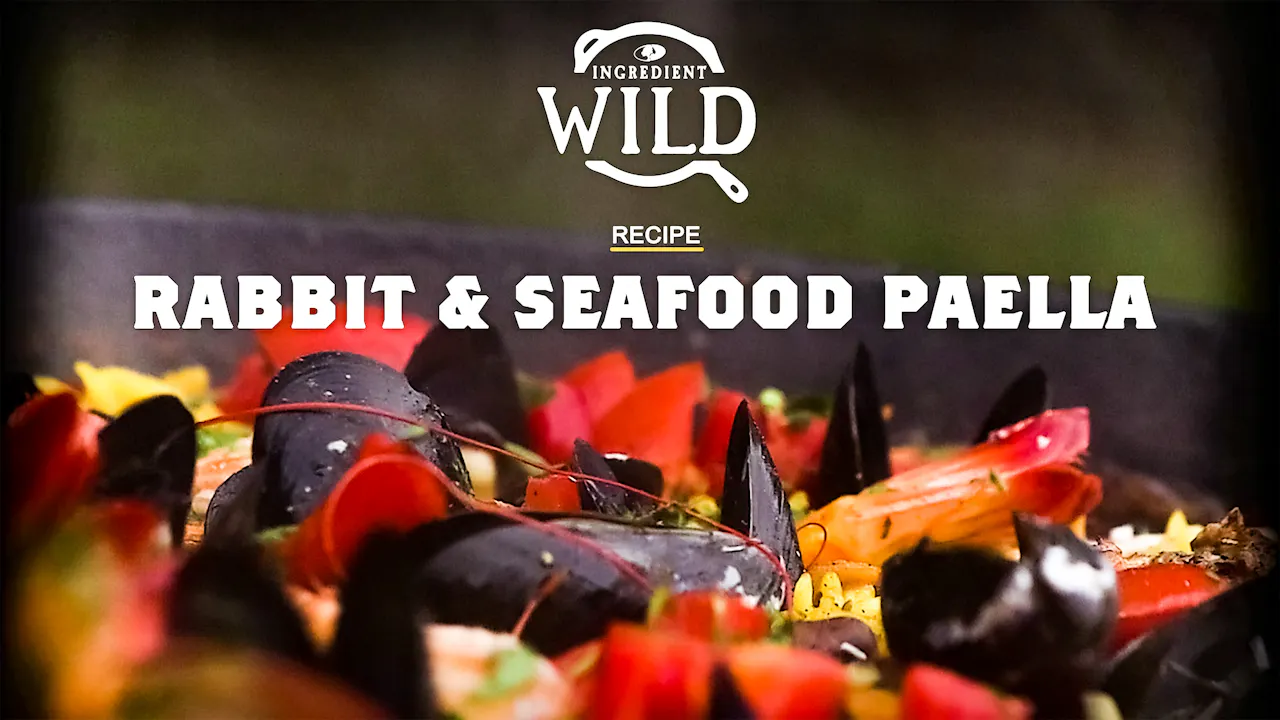 Rabbit and Seafood Paella by Michael Hunter • Ingredient Wild - Season ...
