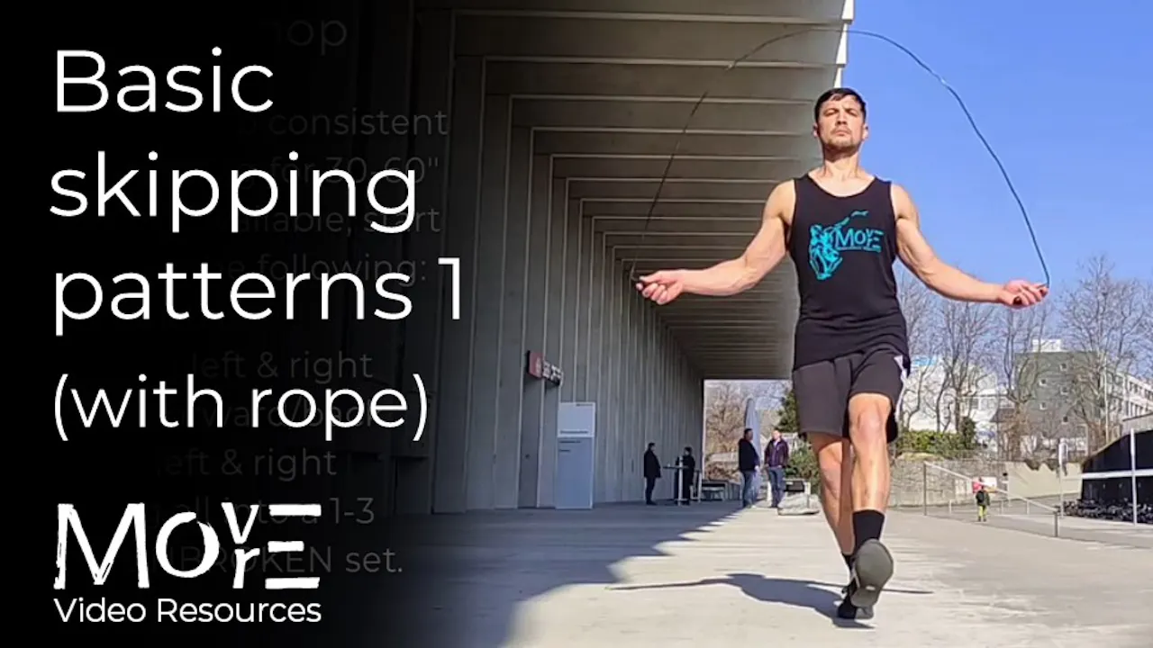 Basic skipping patterns 1 (with a rope) - Timing, rhythm, and ...