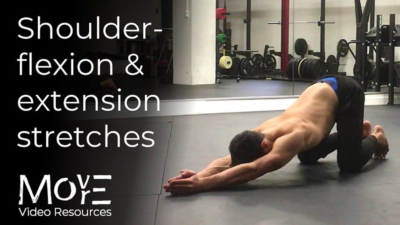 Shoulder-flexion & extension stretches - Shoulder-mobility (range ...