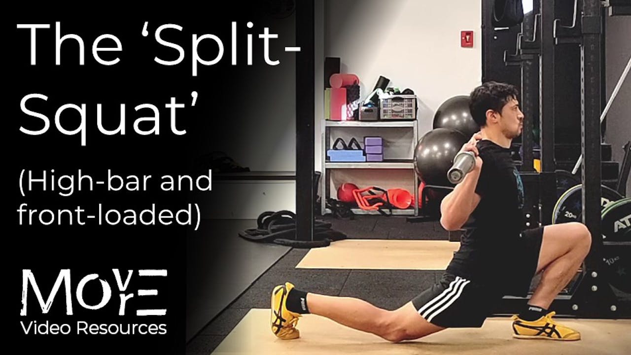 The Split-squat - Weighted mobility development - The MoreMore Video ...