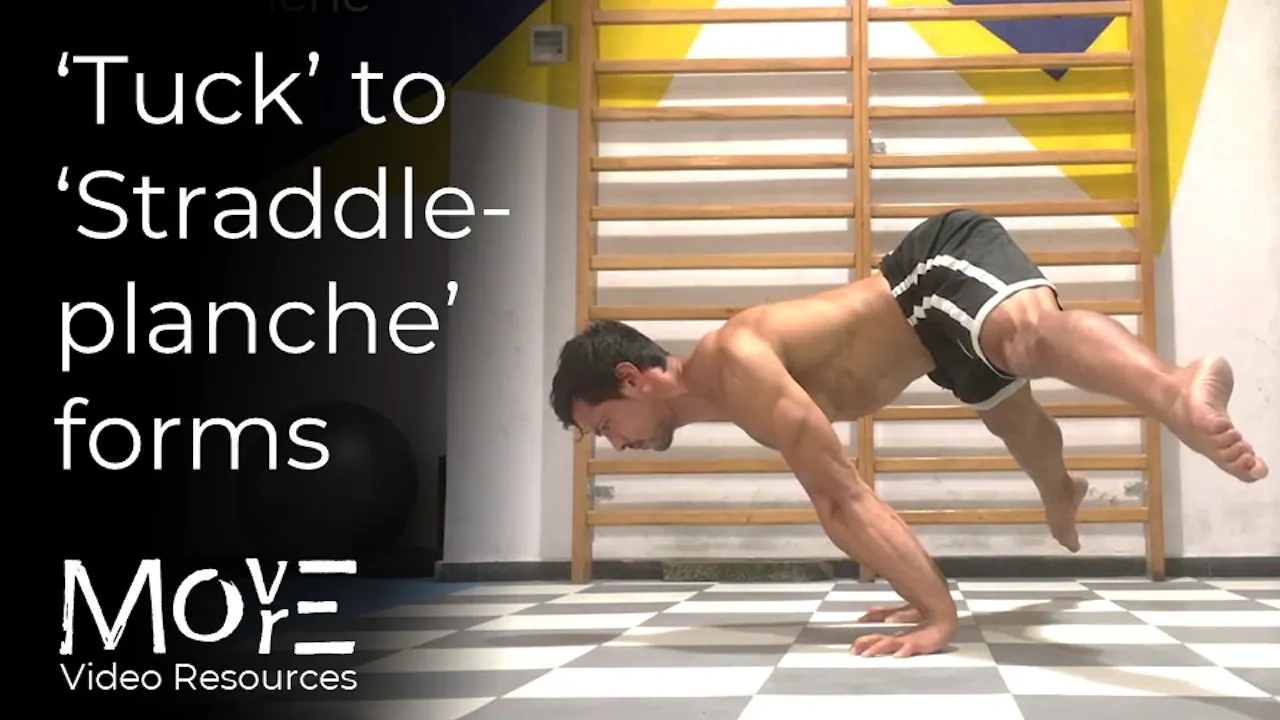 'Tuck' to 'Straddle-planche' forms & drills - SAS push (horizontal ...