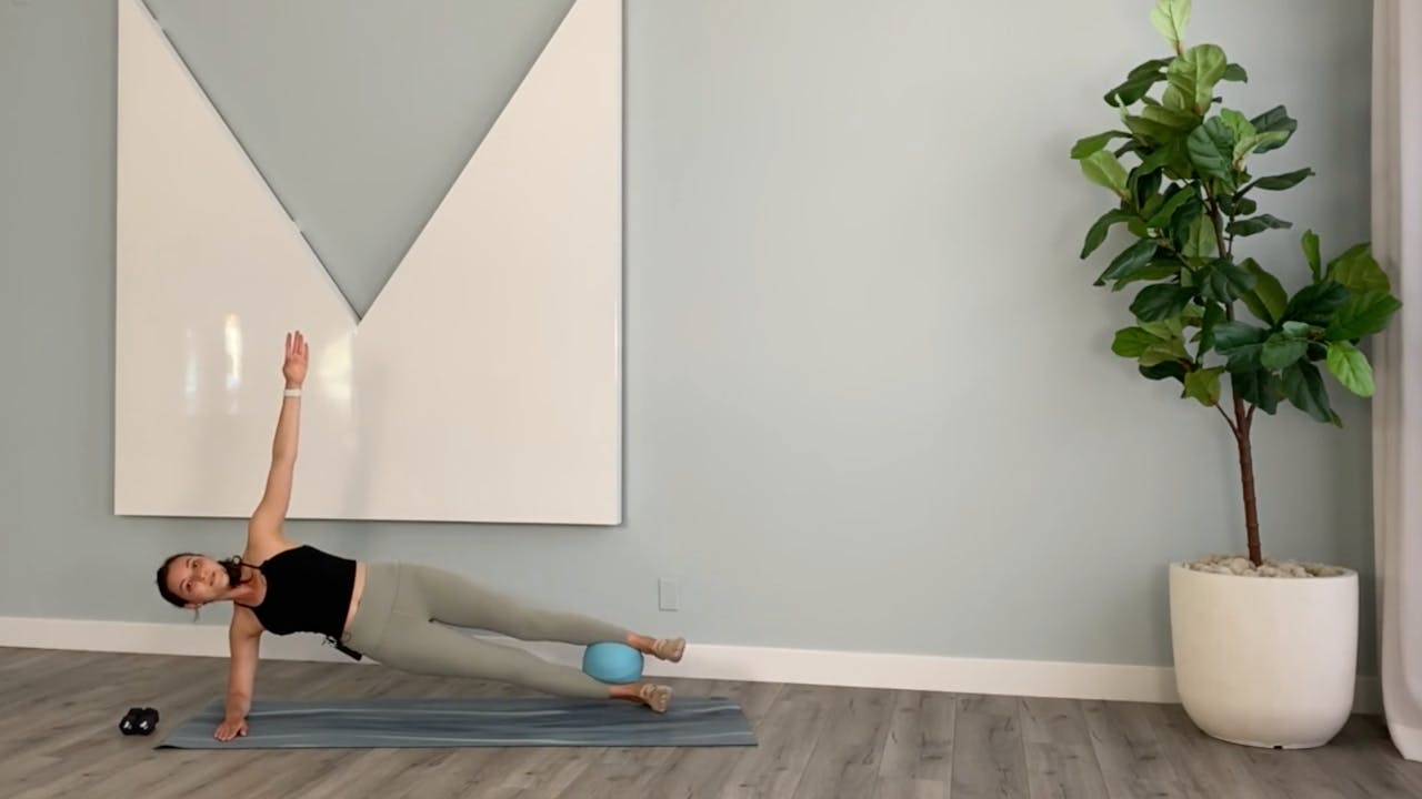 36 Minute Pilates Bootcamp Using a Ball and Hand Weights - Wellcraft