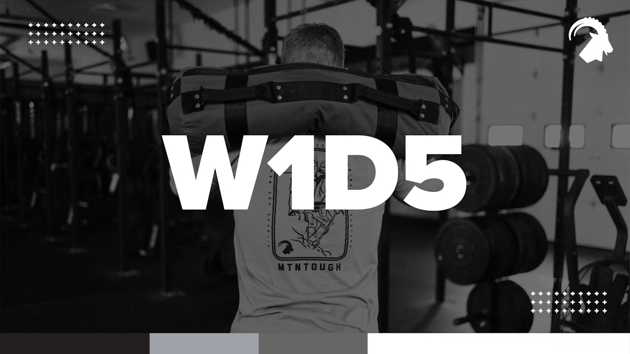 STC2 - W1D5 - Week 1 - MTNTOUGH+ Fitness Programs