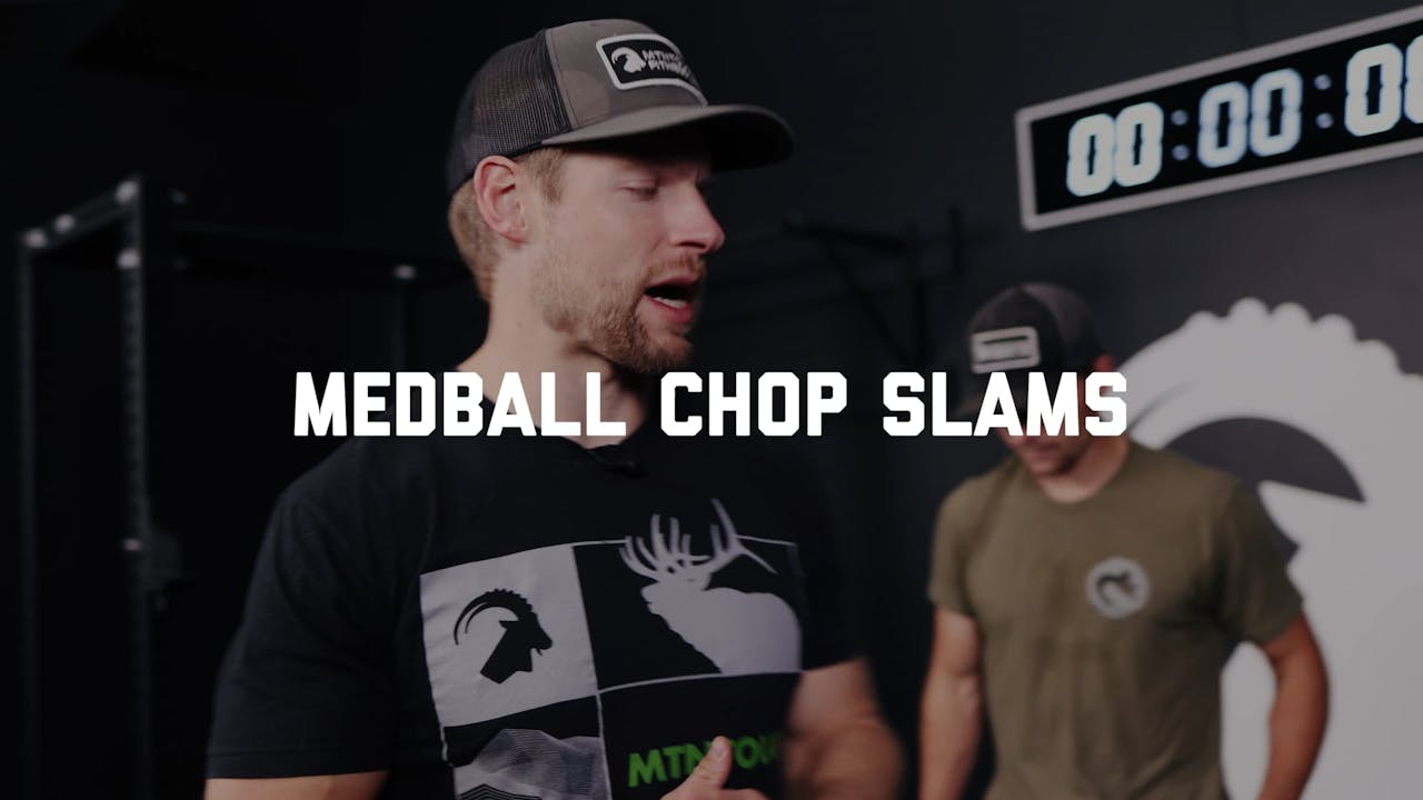 FORM - Medball Chop Slams - MTNTOUGH+ Fitness Programs