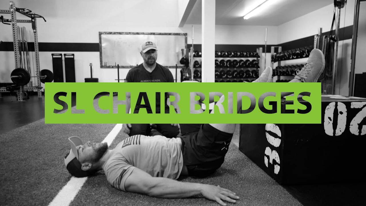 MTNTOUGH Form - Single Leg Chair Bridge - MTNTOUGH+ Fitness Programs