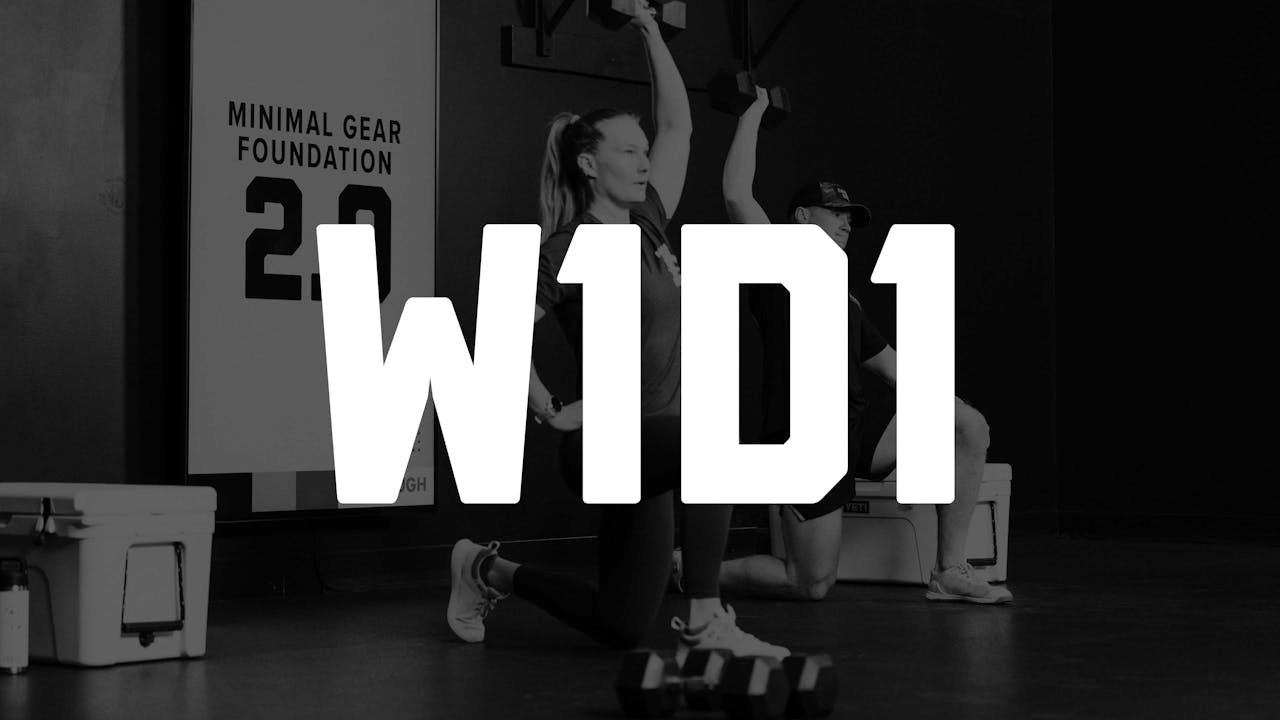 MGFDN - W1D1 - Week 1 - MTNTOUGH+ Fitness Programs