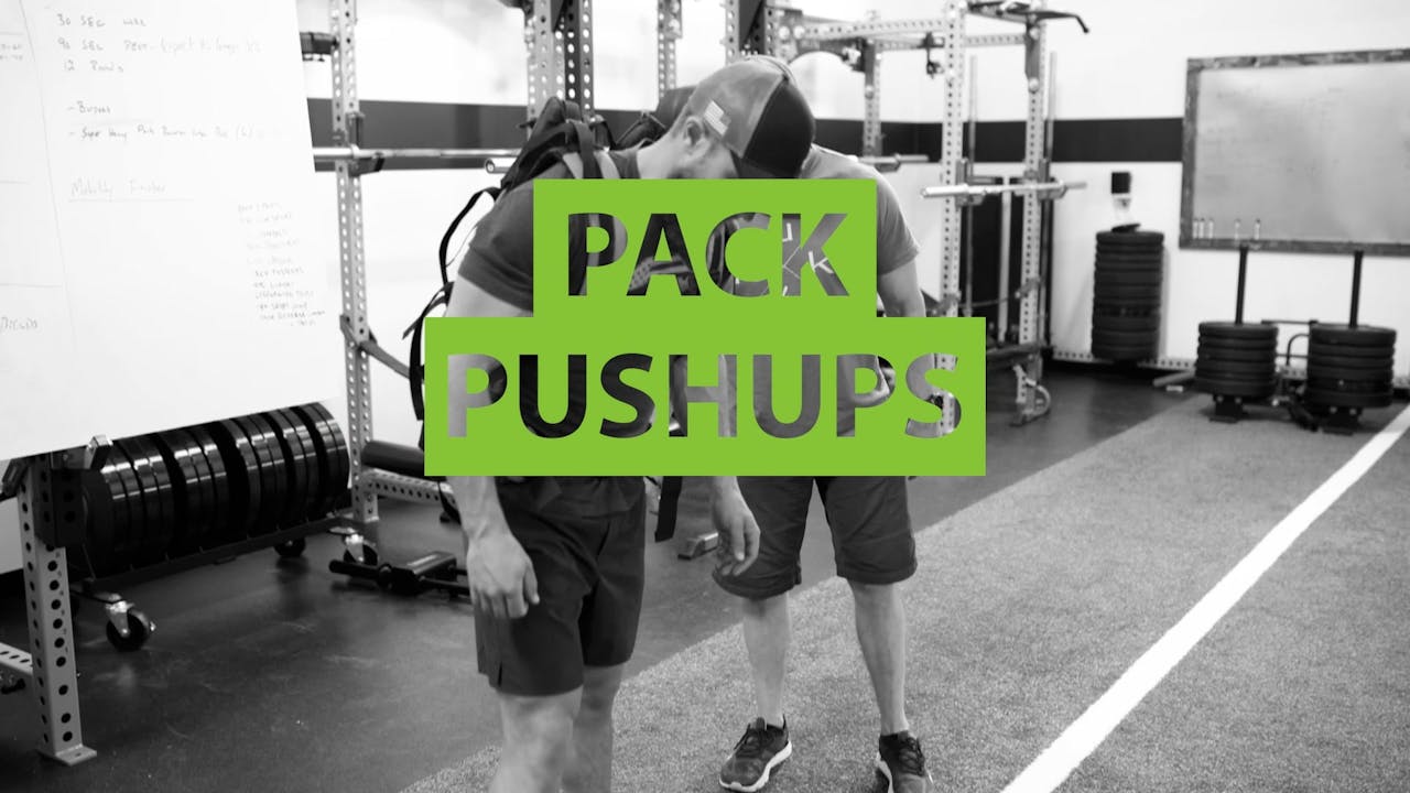 MTNTOUGH Form - Pack Pushups - MTNTOUGH+ Fitness Programs