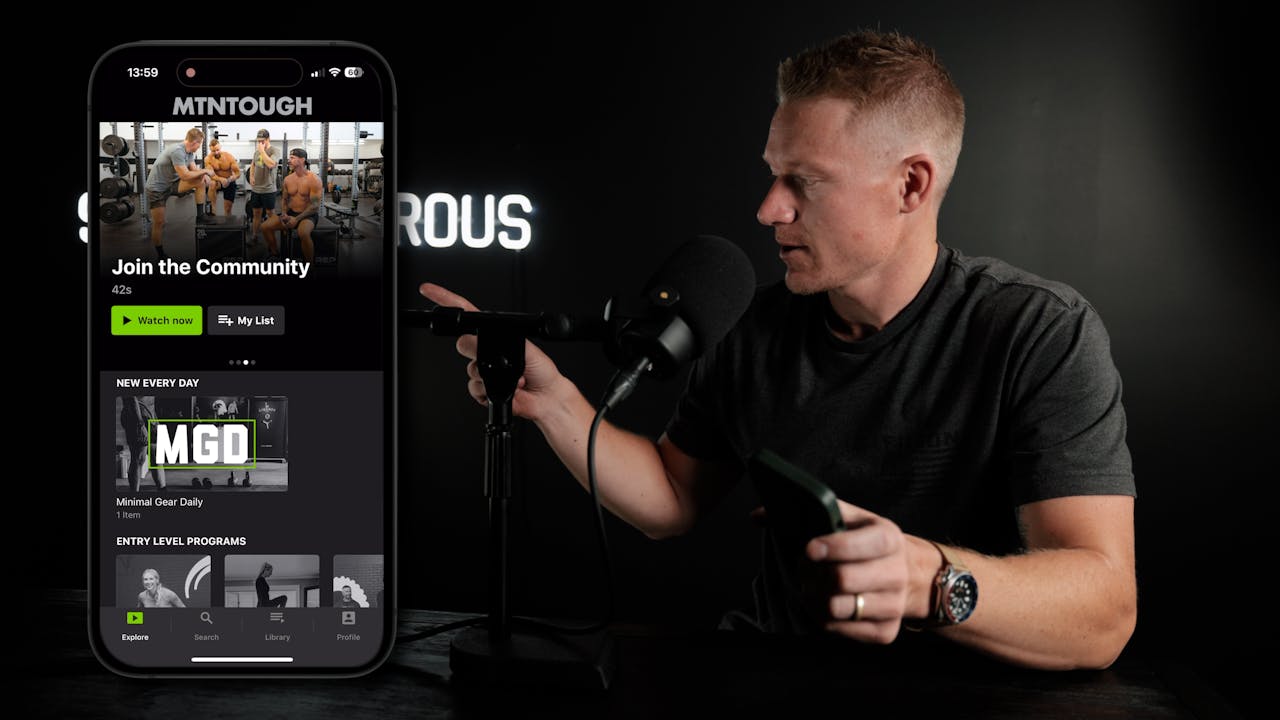 MTNTOUGH App 101 - Navigating the App - MTNTOUGH+ Fitness Programs