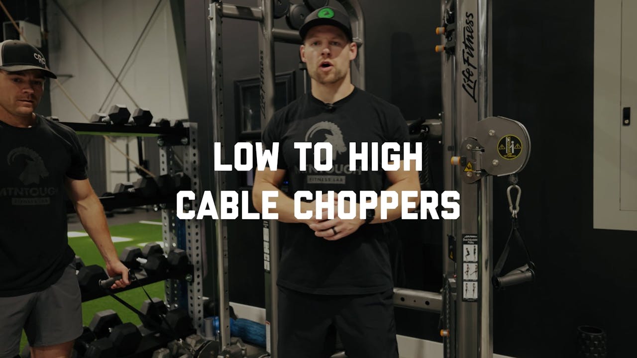 FORM - Low to High Cable Choppers - MTNTOUGH+ Fitness Programs