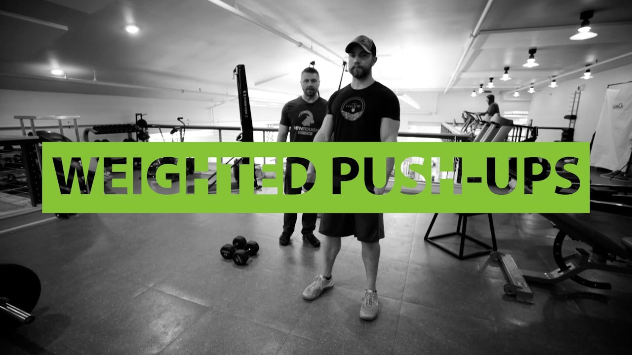 MTNTOUGH Form - WEIGHTED PUSHUPS - MTNTOUGH+ Fitness Programs