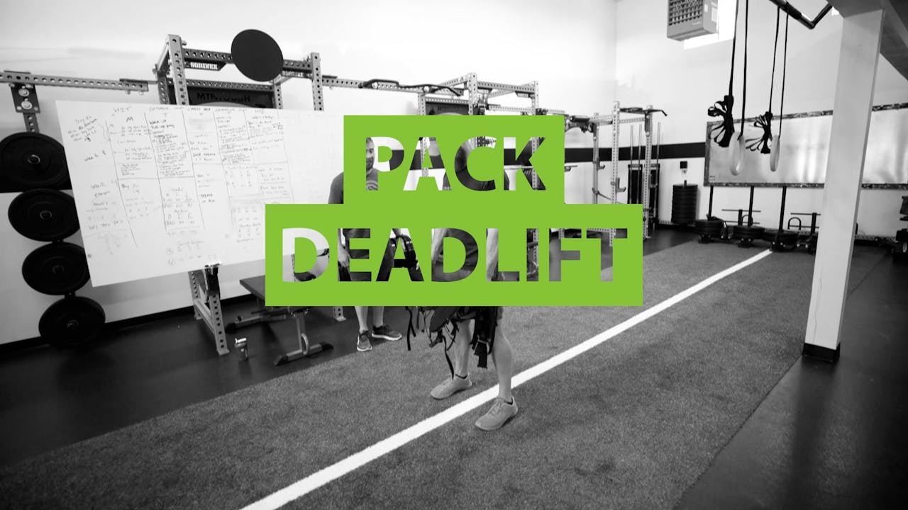 MTNTOUGH Form - Pack Deadlift - MTNTOUGH+ Fitness Programs