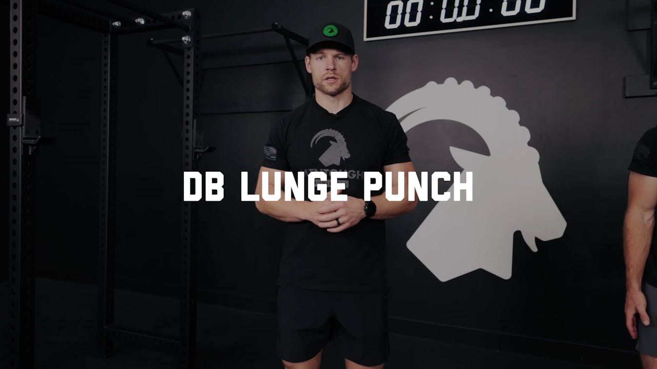 FORM - DB Lunge Punch - MTNTOUGH+ Fitness Programs