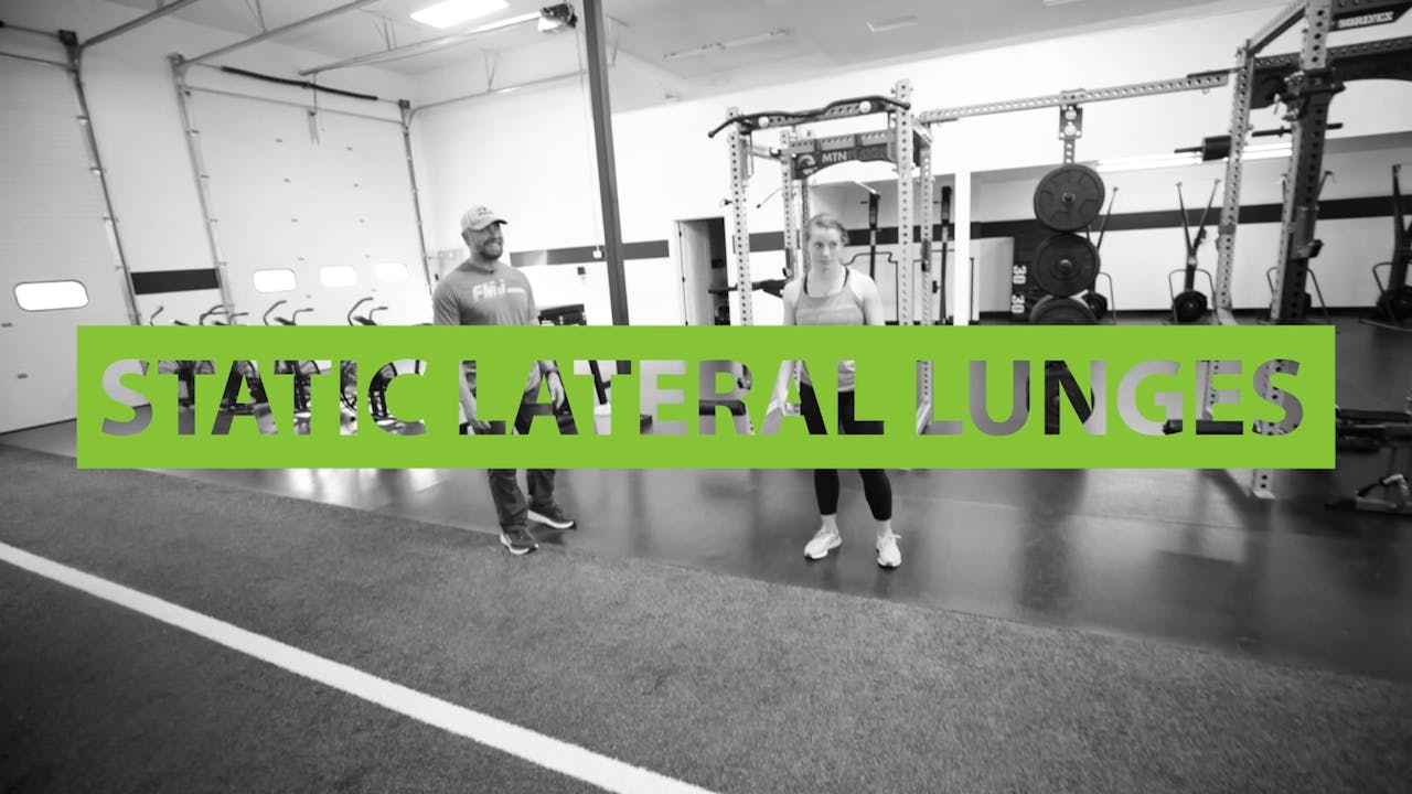 MTNTOUGH Form - Static Lateral Lunge - MTNTOUGH+ Fitness Programs