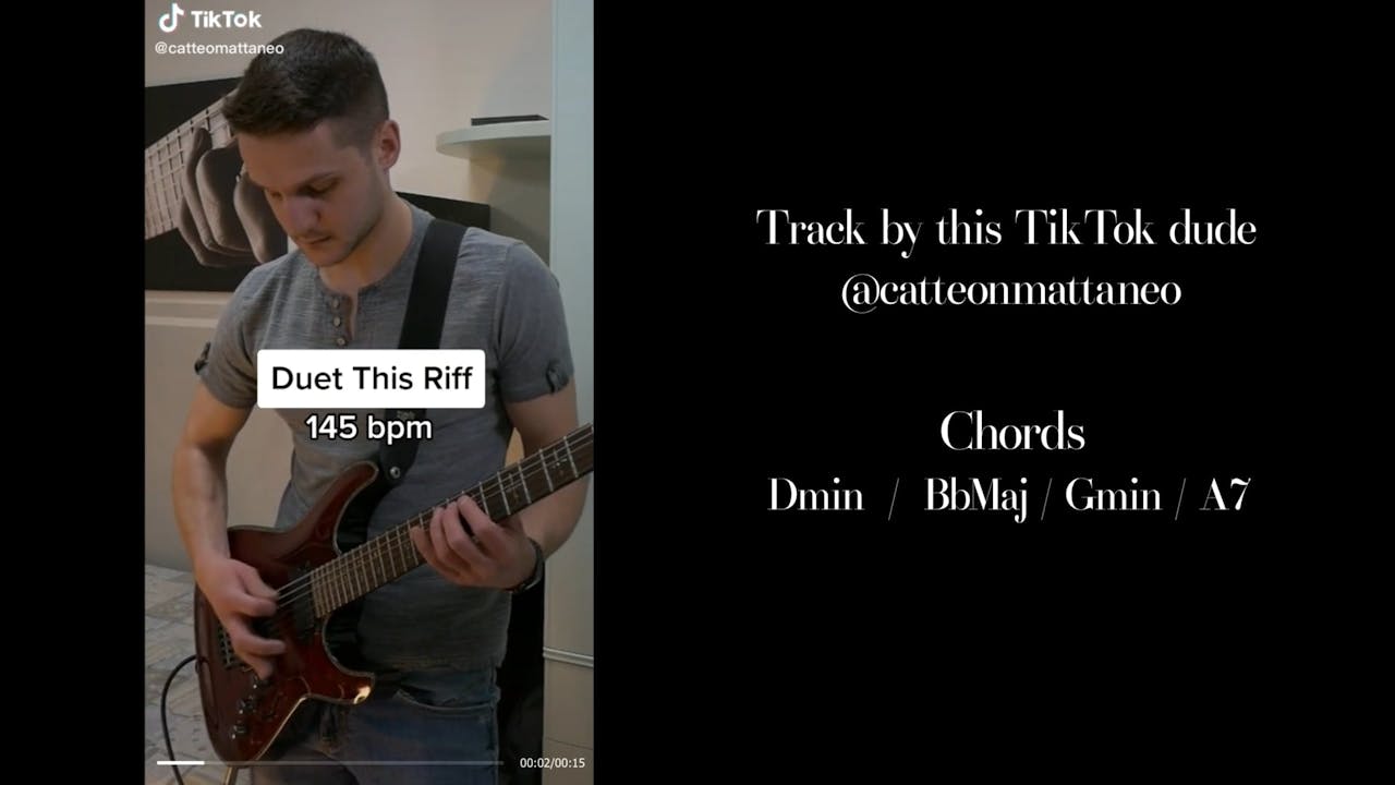 Sick Metal Jam Track in Dmin - Guitar Solo Strategies - Guitar Super System