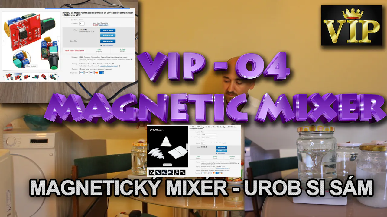 VIP 04 - update magnetic mixer look at -time 4:35 a 6:52 - Mycelinarium ...