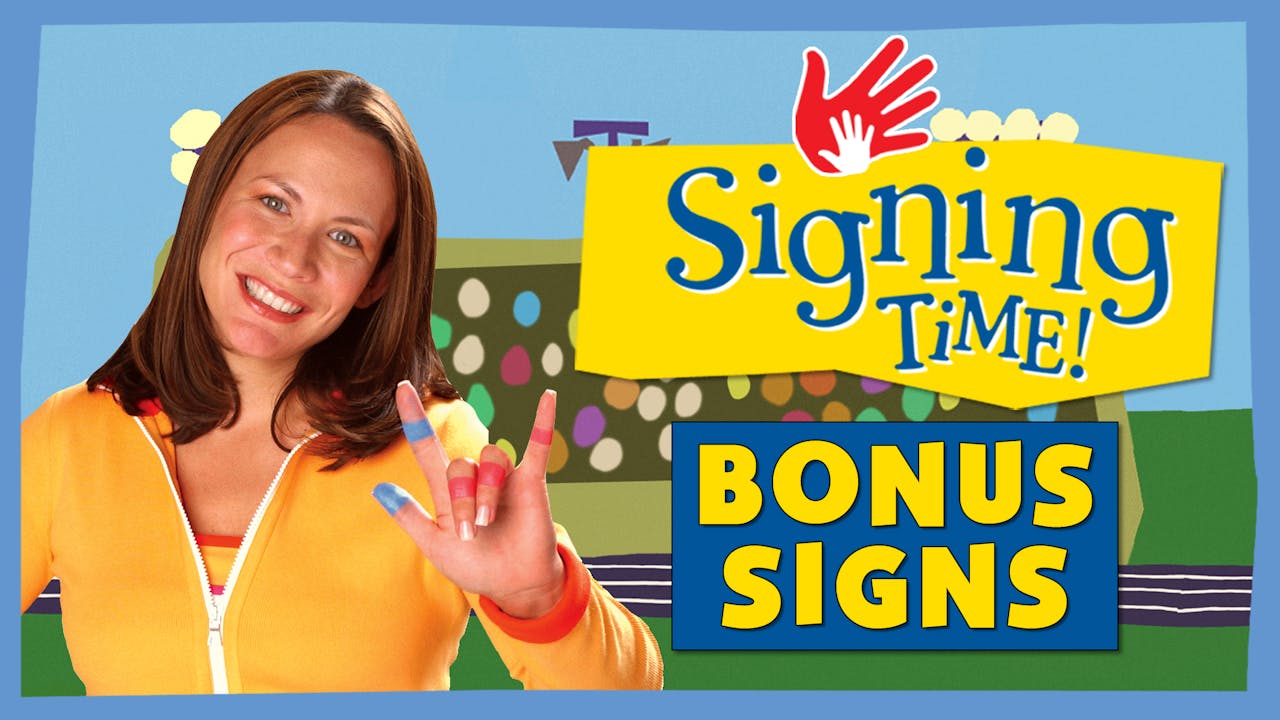 Bonus Signs from the Song A is for Alex and Alligator - My Signing Time