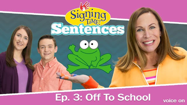 Signing Time Sentences 1: Getting Started - Voice On - Signing Time ...