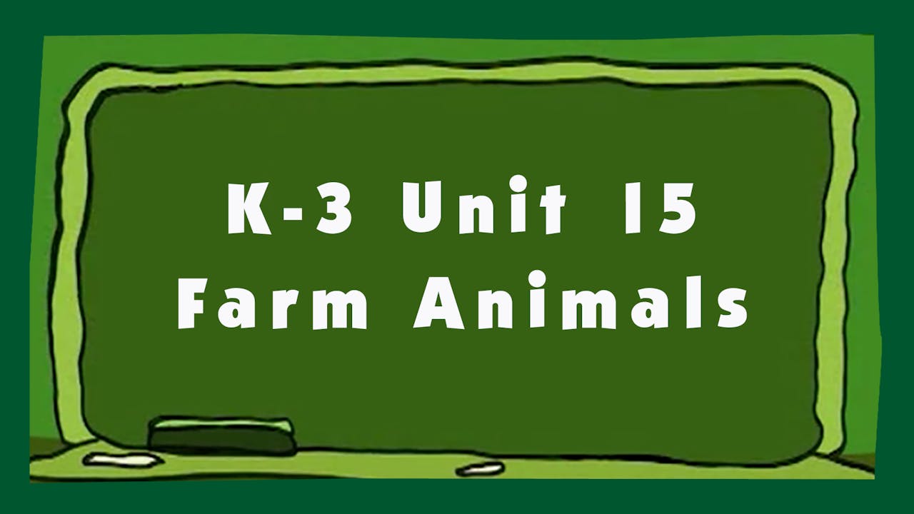 Unit 15 – Farm Animals - Signing Time K-3 Classroom Curriculum - My ...