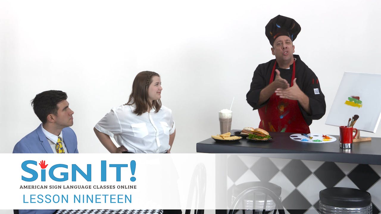 Sign It ASL Lesson 19 - Colors - Sign It ASL - American Sign Language ...