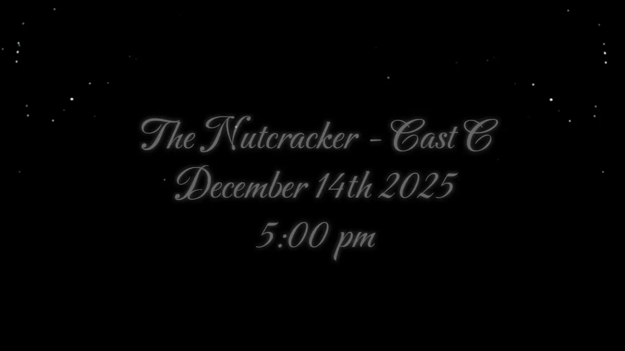 Cast C - Trailer - NACBT Nutcracker