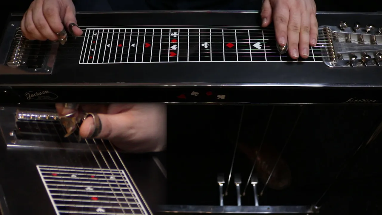 Mike Bourque Beginner Lesson 1 String Groups Thumb Middle (2 strings ...