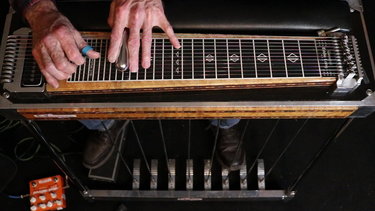 Cowboy Eddie Long Flat 7ths on the E9 Tuning - Music City Licks