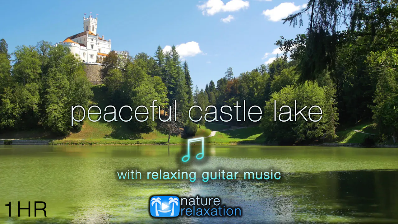Peaceful Castle Lake w Music Croatia 1HR Dynamic Film shot in 4K ...