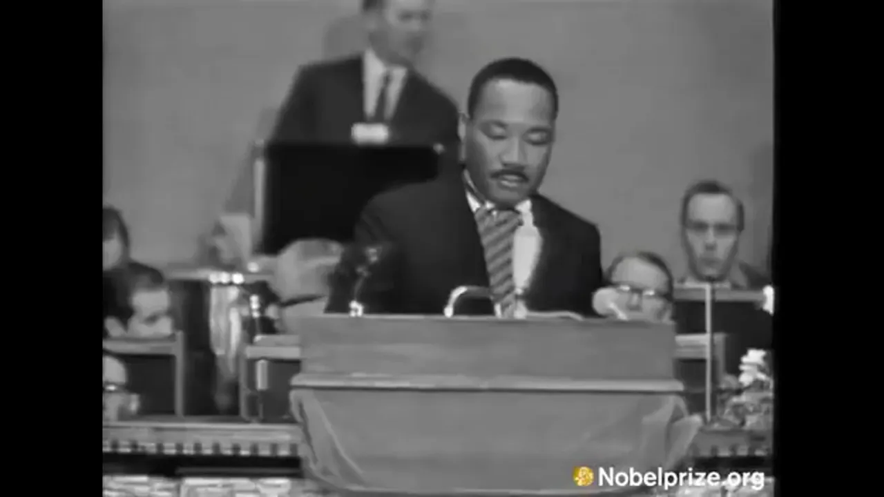 Flashback: Martin Luther King Jr. Nobel Peace Prize Acceptance Speech ...