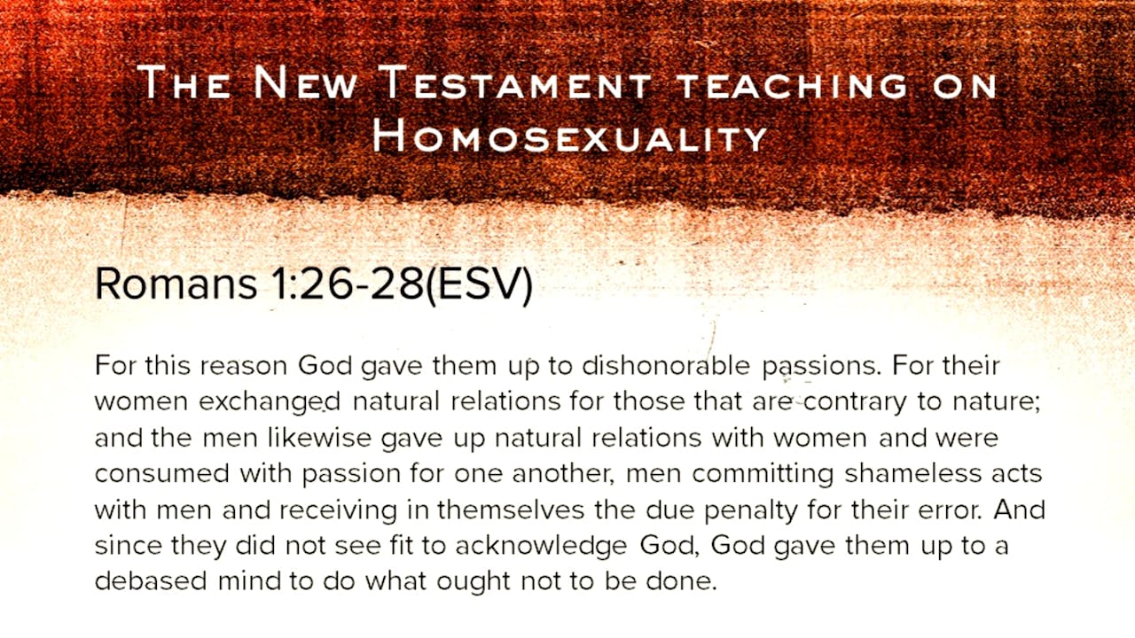Session 8. What the Bible Says about Sexuality in the New Testament The ...