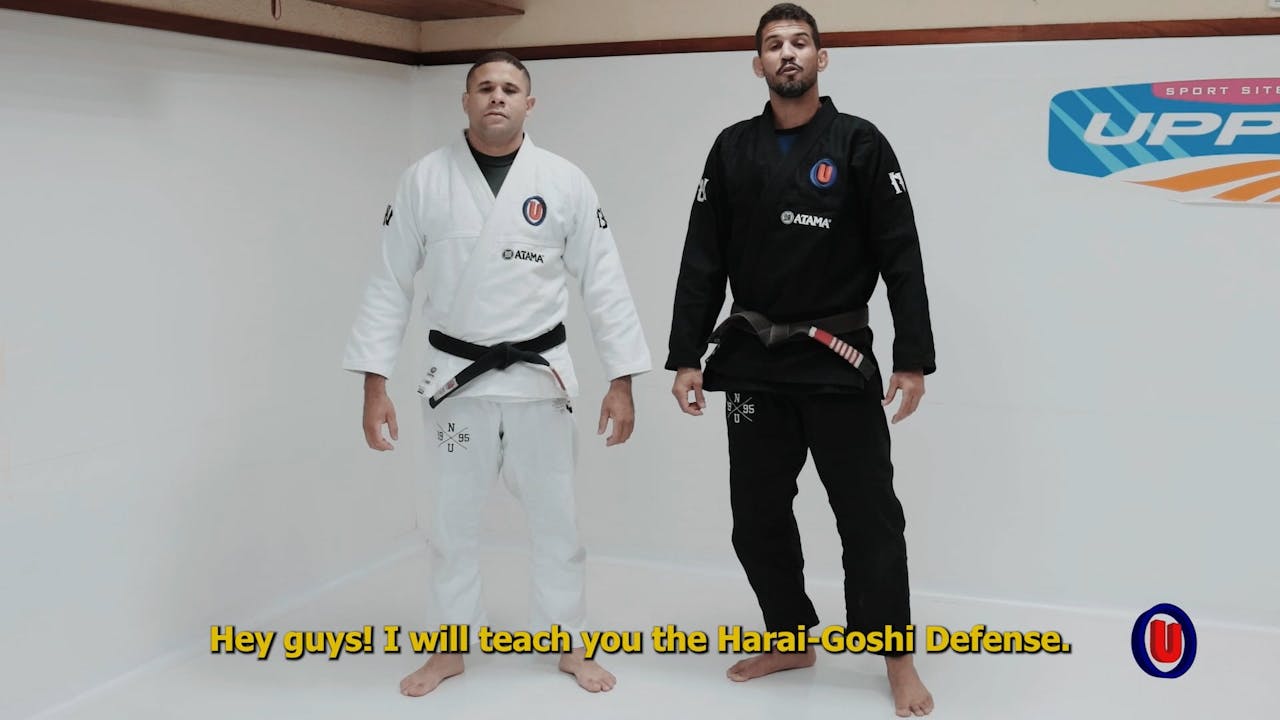 Hip toss counter (Harai-Goshi counter) - White Belt Stripe 3 - Nova ...