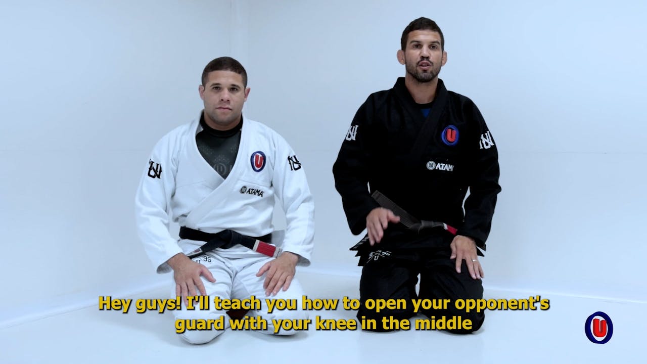 Closed Guard Pass with knee in the middle (Lo Style) - White Belt ...