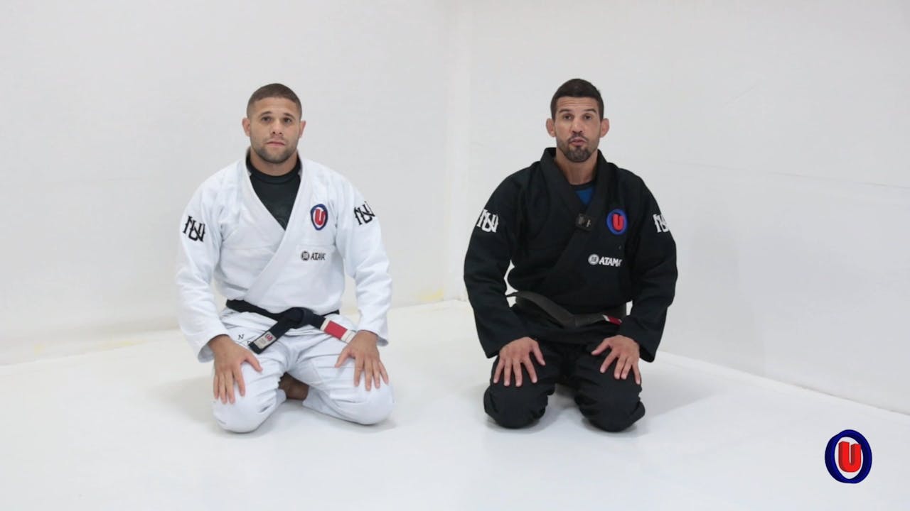 Basic Arm bar from Guard 2 - White Belt Stripe 2 - Nova União Online