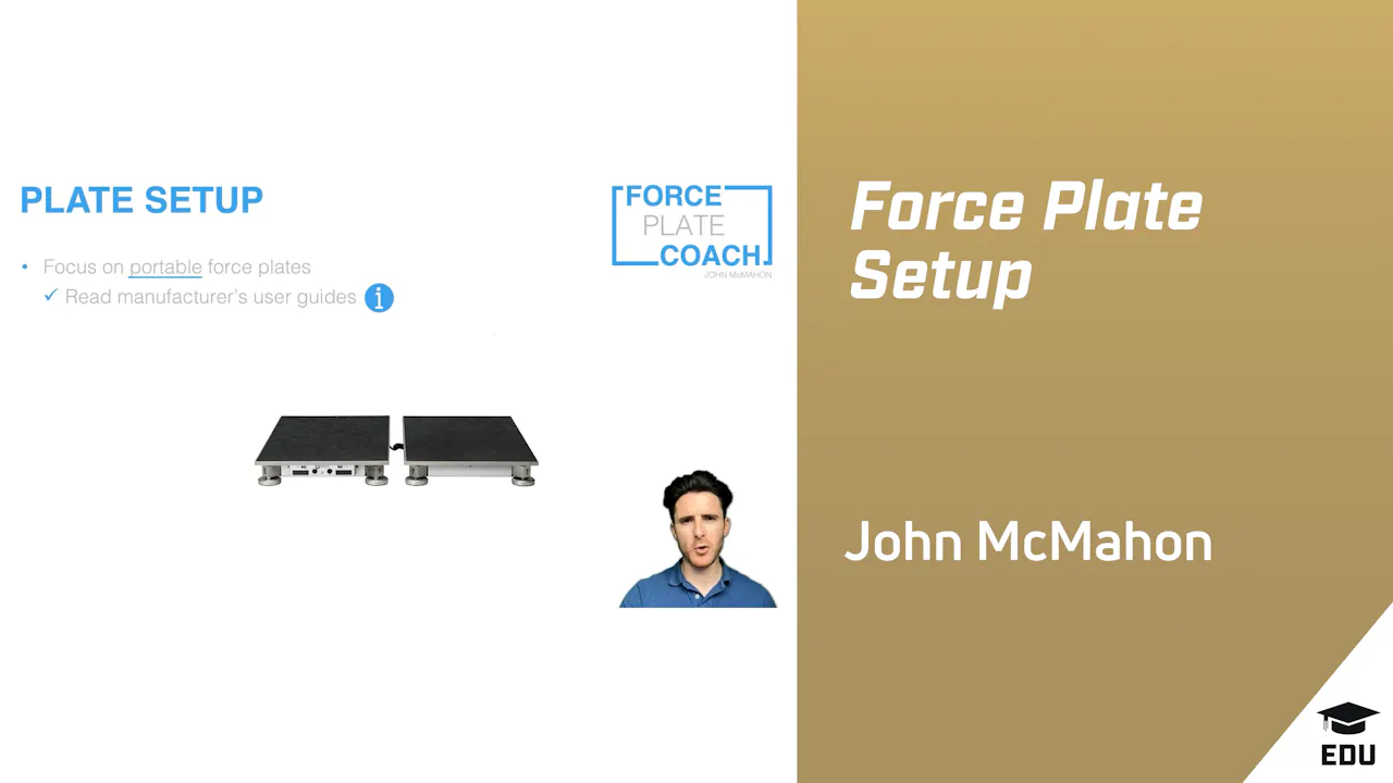 Force Plate Setup - Force Plate Basics with John McMahon - NSCA TV