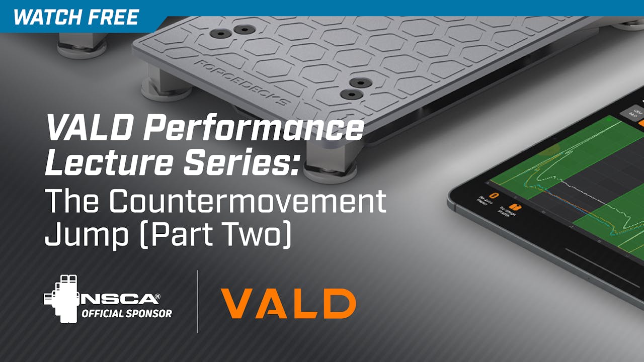 VALD Performance Lecture Series: The Countermovement Jump (Part Two ...