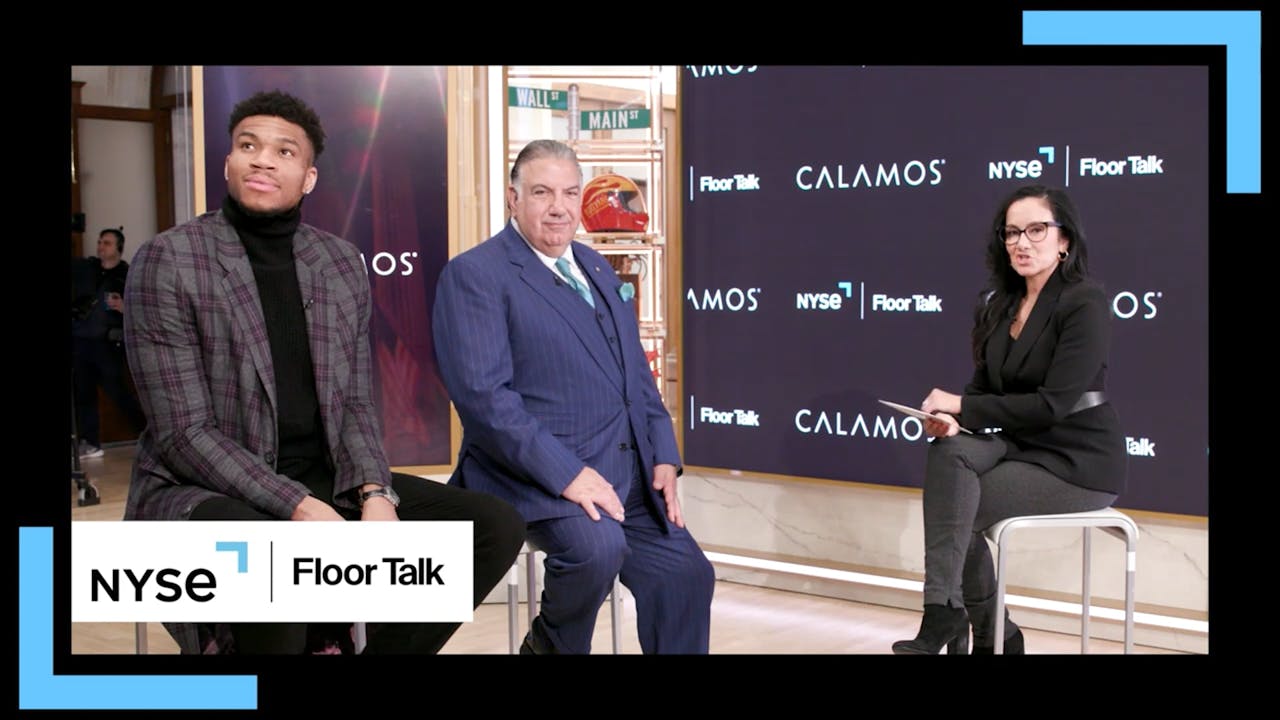 Giannis Antetokounmpo and Calamos Investments CEO John Koudounis have ...