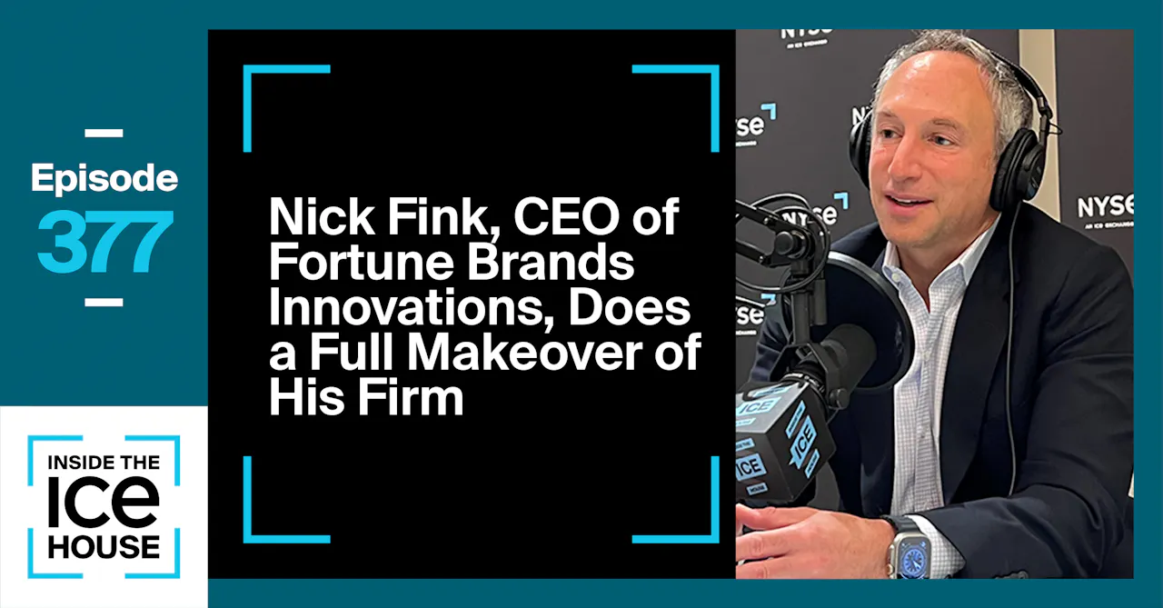 Nick Fink, CEO of Fortune Brands Innovations, Does a Full Makeover of ...