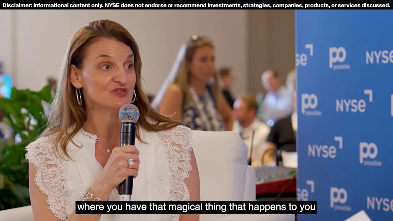 Amy Lanzi, CEO of Digitas, joins NYSE Speakers' Corner at POSSIBLE 2025 ...
