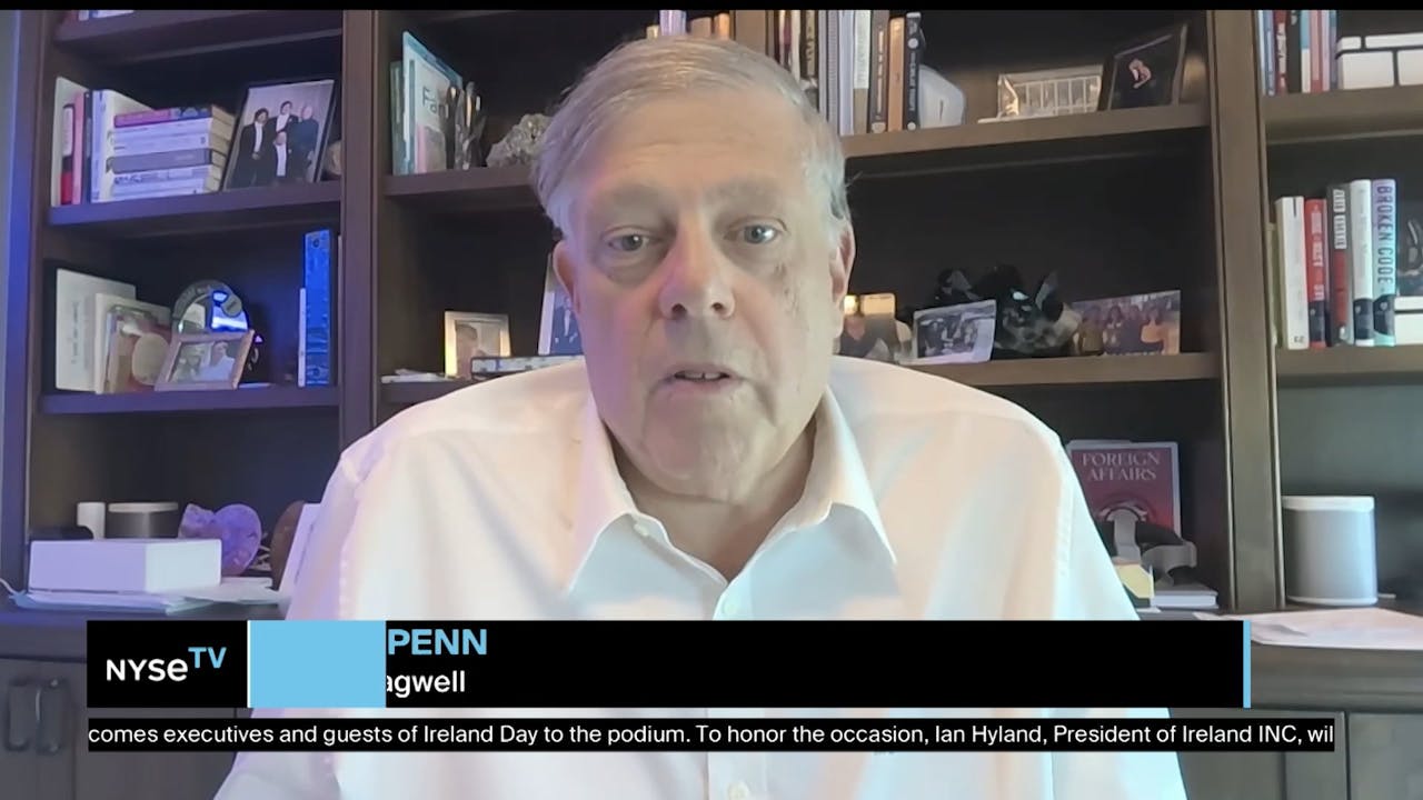 Mark Penn, CEO at Stagwell Joins NYSE TV Live - New York Stock Exchange - An Ice Exchange