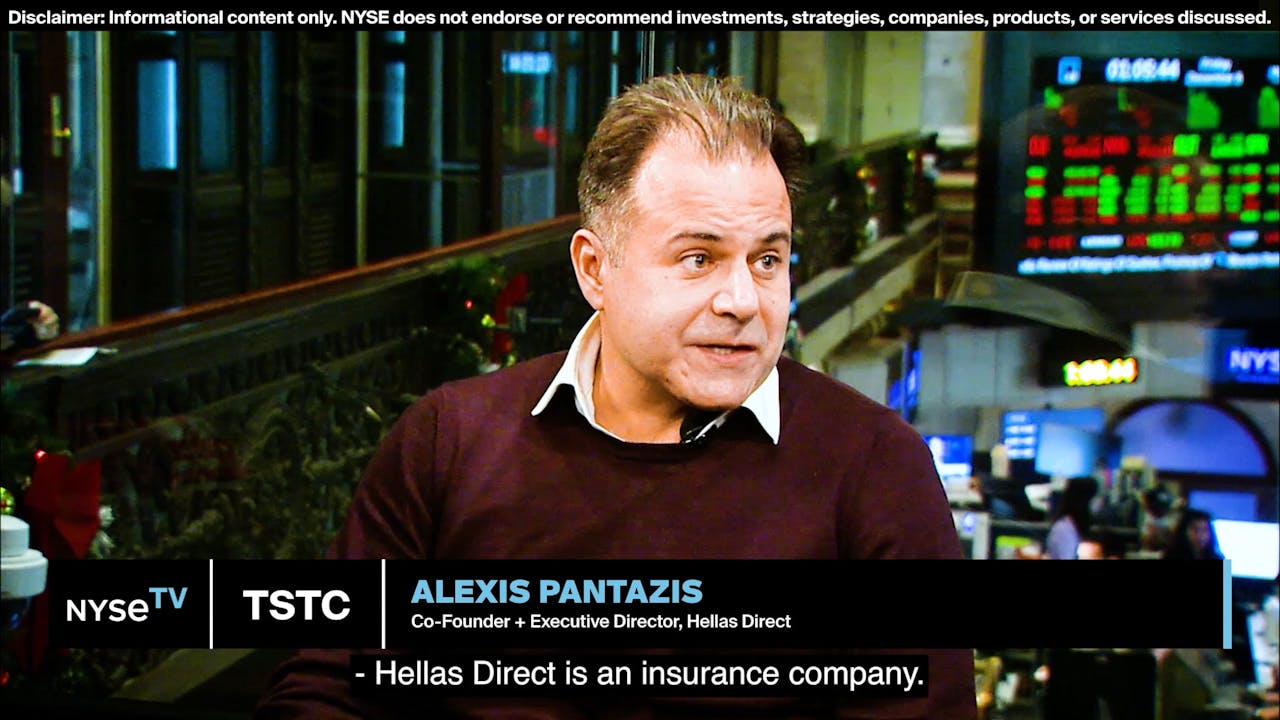 Hellas Direct Co-Founder + Executive Director Alexis Pantazis - 2025 - New York Stock Exchange ...