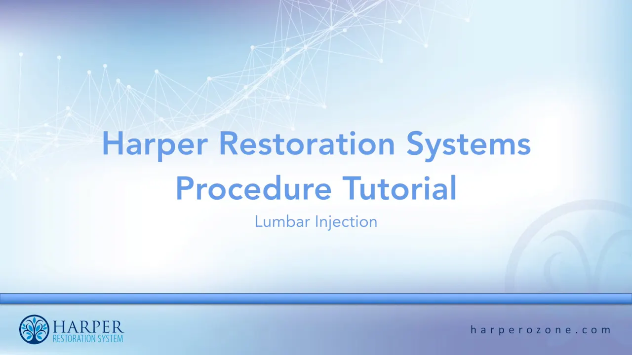 Lumbar Injection L5-L4 - OCBM Roadmap Virtual Video Training Library