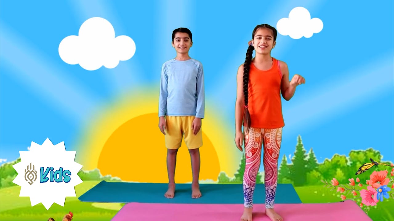 Week 2 of Surya Namaskar | An OM Warrior Kids Surya Namaskar Video - 3 ...