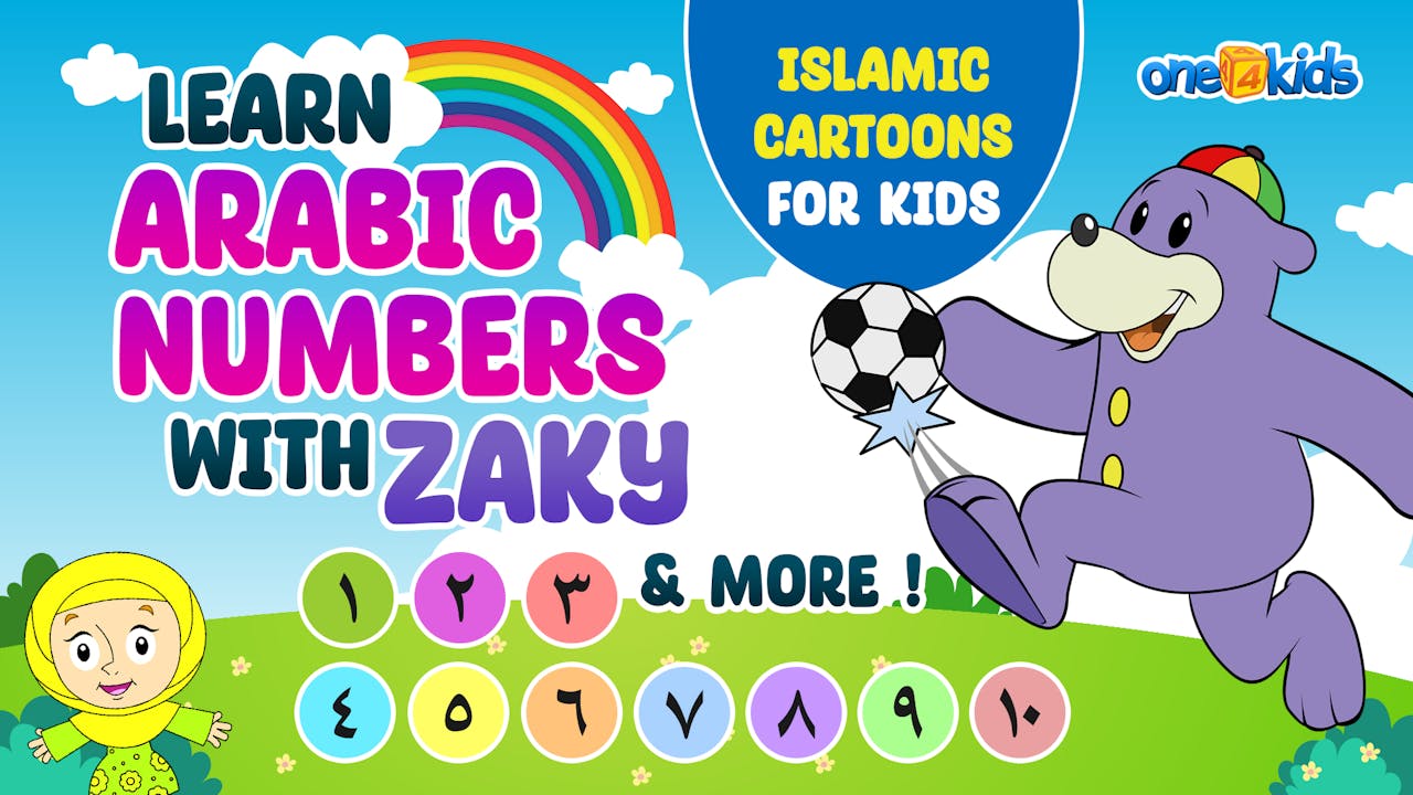 Learn Arabic Numbers With Zaky And More! | Islamic Cartoons For Kids ...