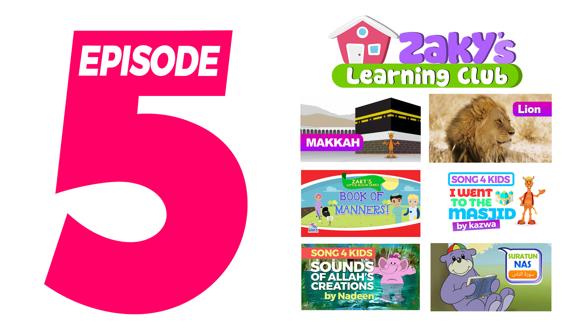 Zaky's Learning Club - One4Kids TV