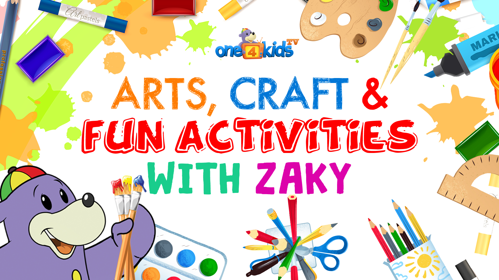 Arts, Craft & Fun Activities with Zaky - One4Kids TV
