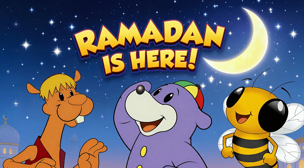 Ramadan Moon 🌙 Kazwa & Bilal Featuring Zaky | EP12 - Kazwa & Bilal ...