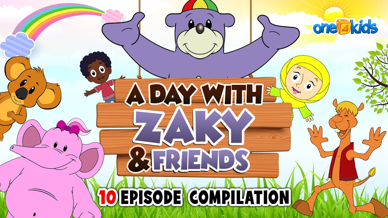 A DAY WITH ZAKY AND FRIENDS | 10 EPISODE COMPILATION - Zaky & Friends ...