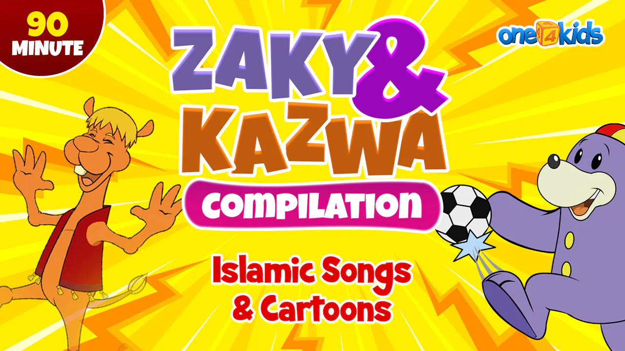 Zaky & Kazwa Compilation | Islamic Songs & Cartoons | 90 Minutes ...